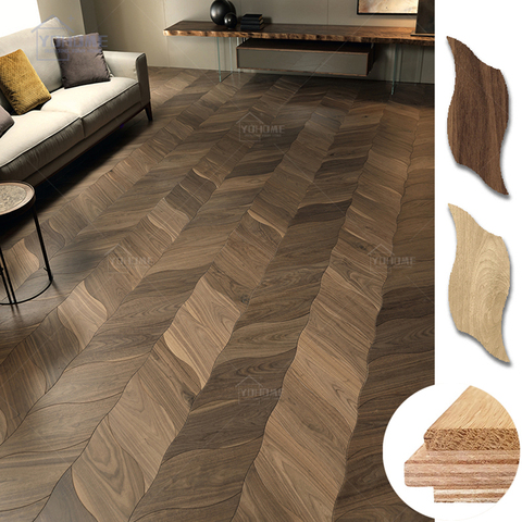 Spanish High End Indoor Solid Oak Flooring - Parquet Herringbone