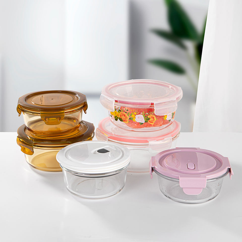 Microwavable Glass Meal Prep Lunch Boxes - Durable & Versatile