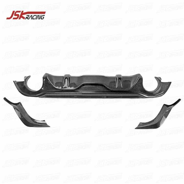 JSK STYLE CARBON FIBER REAR DIFFUSER for 2016-2022 INFINITI Q60 ...