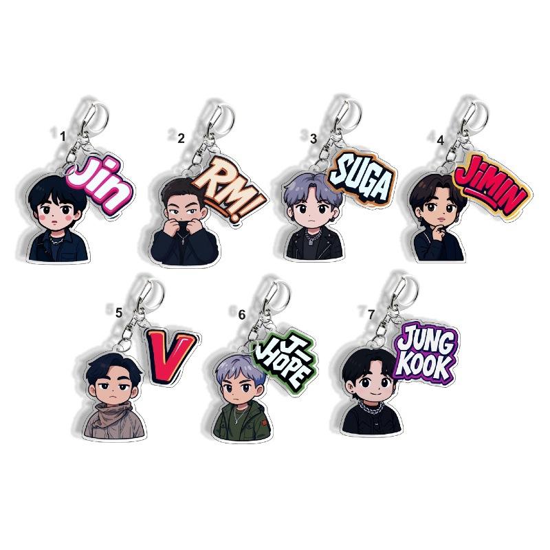 2026 Kpop Idol Concert Acrylic Keychain Pendant Ornament Kpop ...