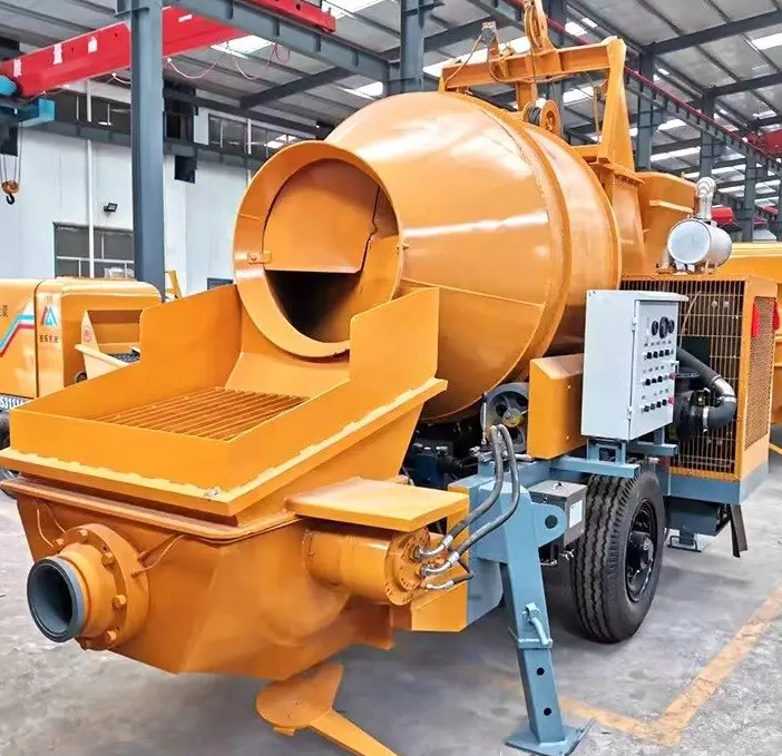 Factory Direct Sales Concrete Mixer with Pump Machine Portable Small ...