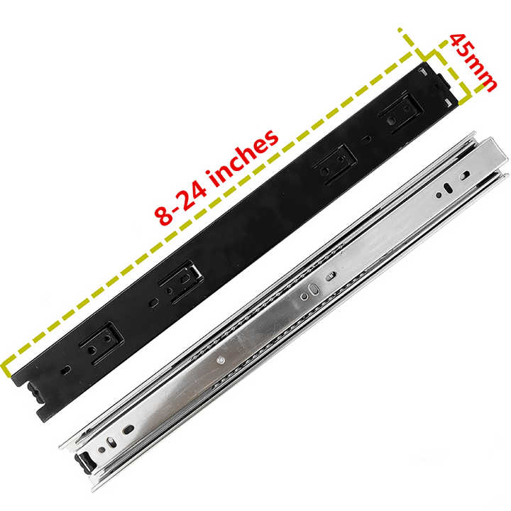 Manufacture Hydraulic Roller Telescopic Sliding Soft Close Drawer Slide ...