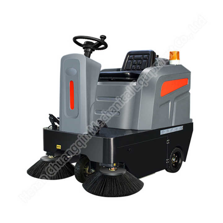 Electric Floor Scrubber Vacuum Road Cleaning Machine Ride on Floor ...