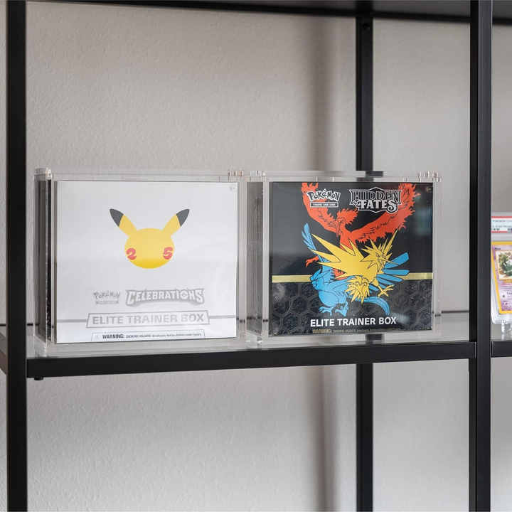 Acrylic Elite Trainer Box Case for Pokémon TCG - Durable, Eco-Friendly ...