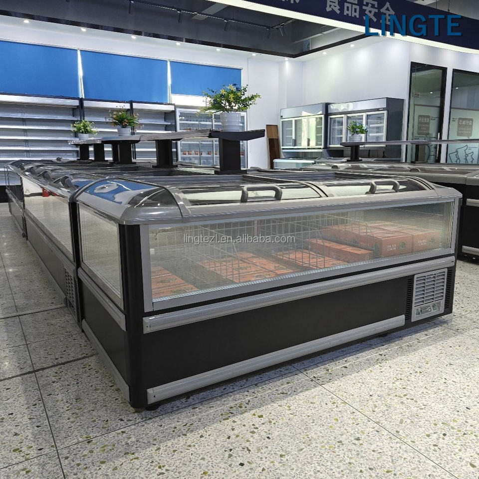 Automatic Defrost Single-Temperature Horizontal Chest Freezer LED Light ...