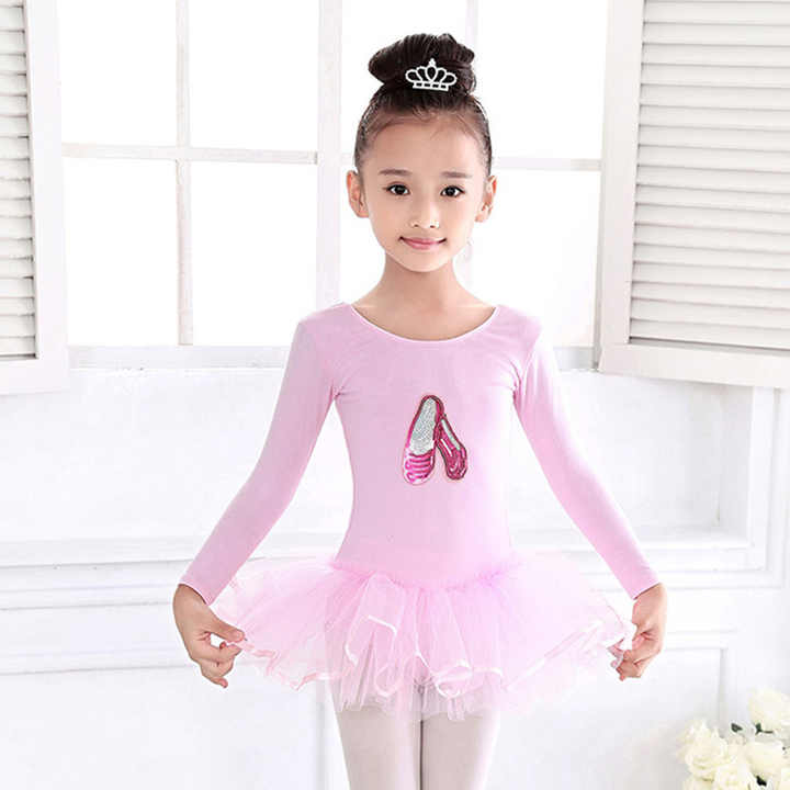 Girls' Pink Ballet Dress - Perfect for Party & Performance