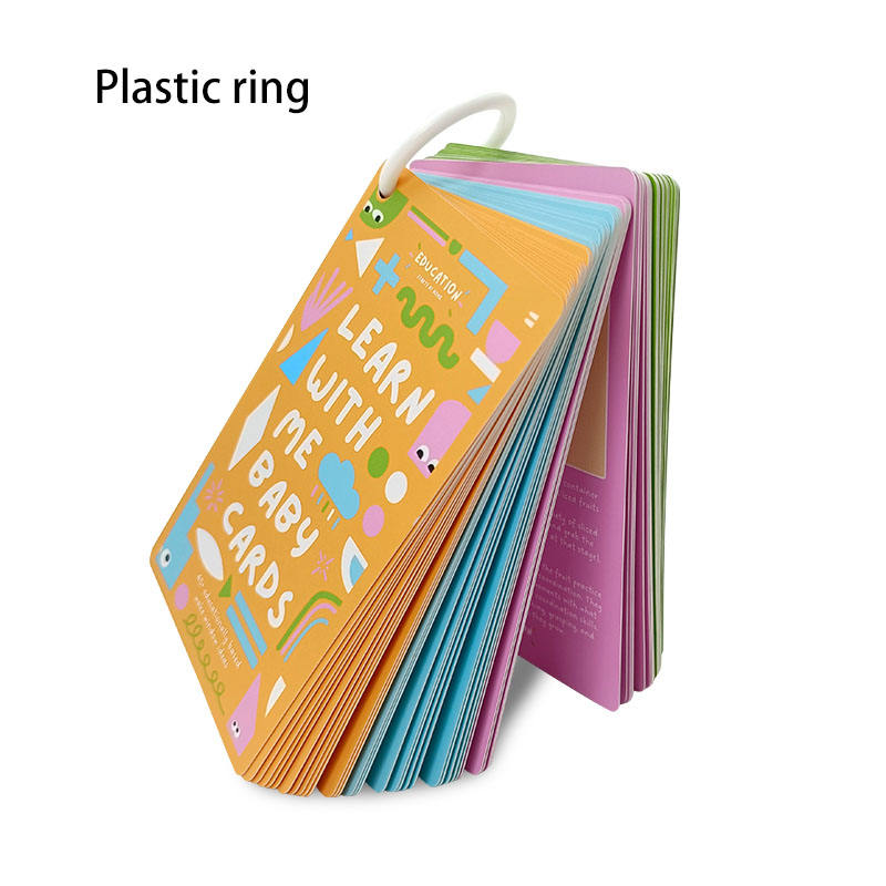 Early Education Learning Cards Matt Lamination Flash Cards with Plastic ...