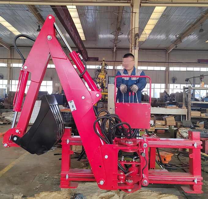 100hp Lovol Tractor Mounted Towable Backhoe Sale for Russia