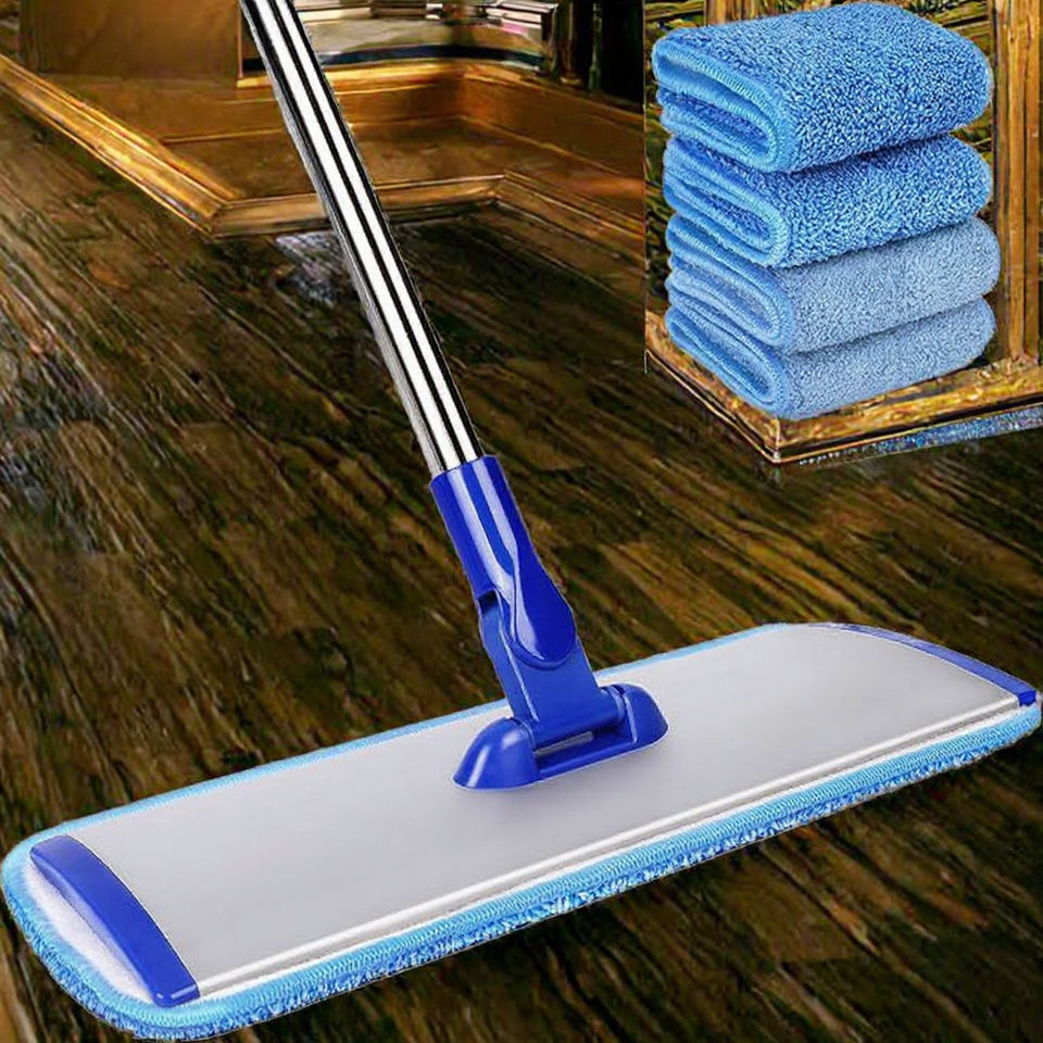 Multi-Functional Aluminum Flat Mop Dry Wet Replacement Cleaning Mop ...