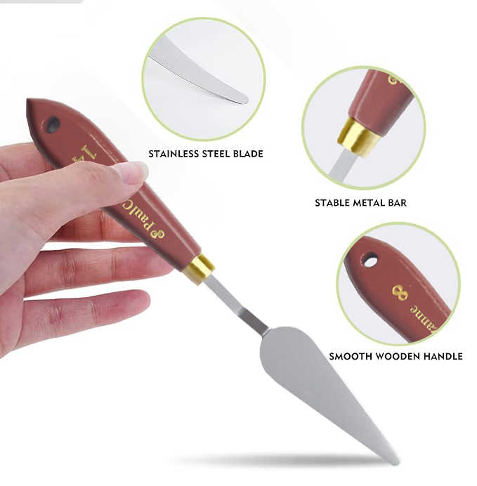 Paul Cezanne Stainless Steel Palette Knives for Painting