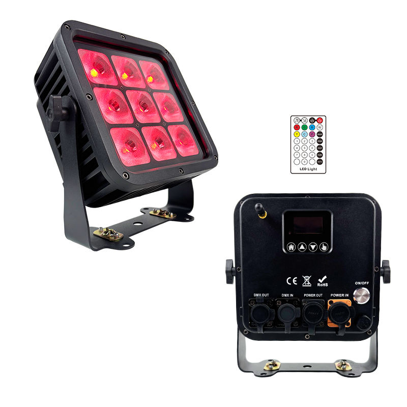 Waterproof Wireless DMX Battery Powered LED Par Can 12*18W