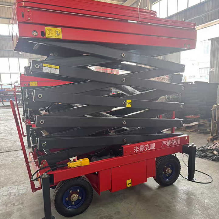 One Man Two Men Mobile Scaffolding Scissors Lift Electric Portable ...