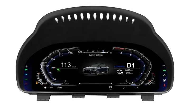 12.3 Inch LCD Speedometer Dashboard Cluster for BMW 5 Siers GT F07 F10 ...