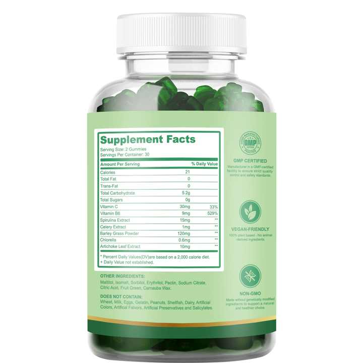 OEM Barley Grass Gummies Supplement Support Slimming, Bone and Joint ...