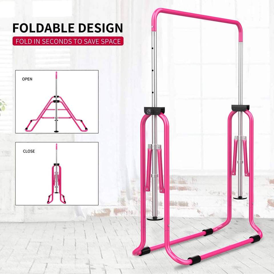 Expandable Junior Gymnastics Training Bar Stable High Quality Children ...