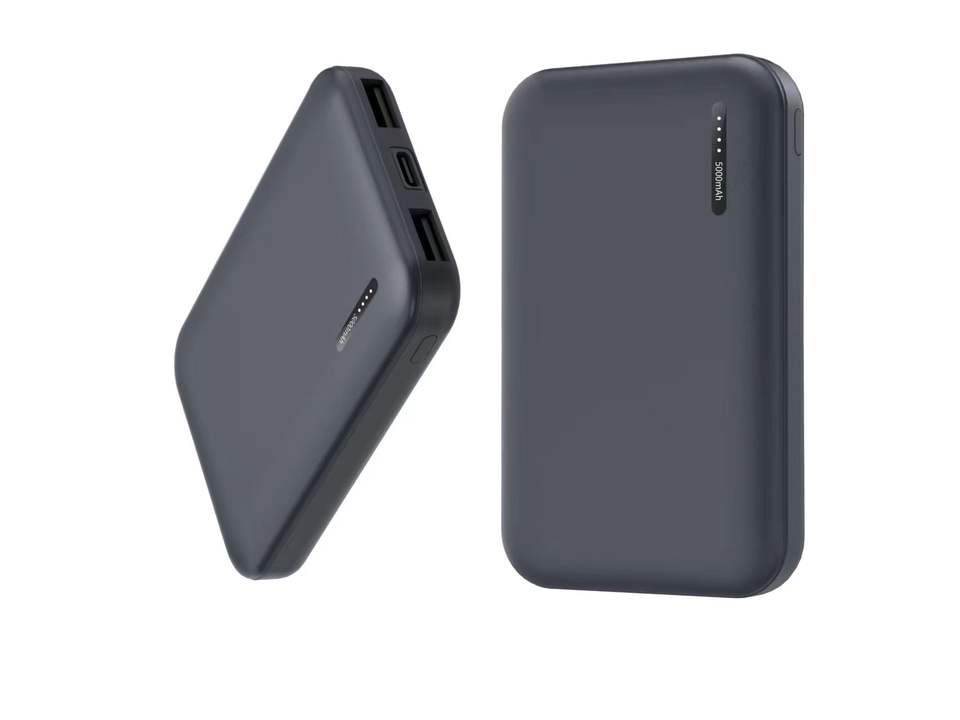 2026 New 5000mAh Mini Slim Portable Power Bank Magnetic LED Display ...