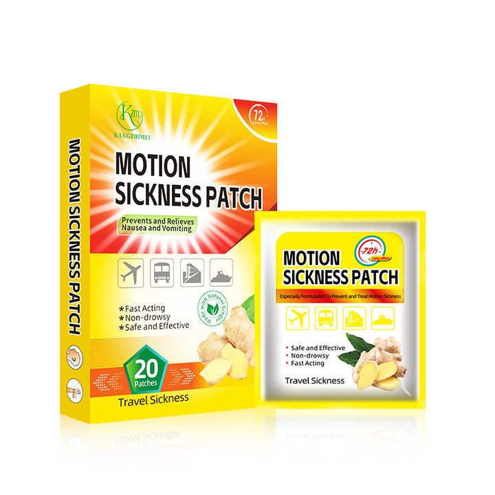 Quick Effect Car Sickness Patch Non Drowsy Herbal Anti Motion ...