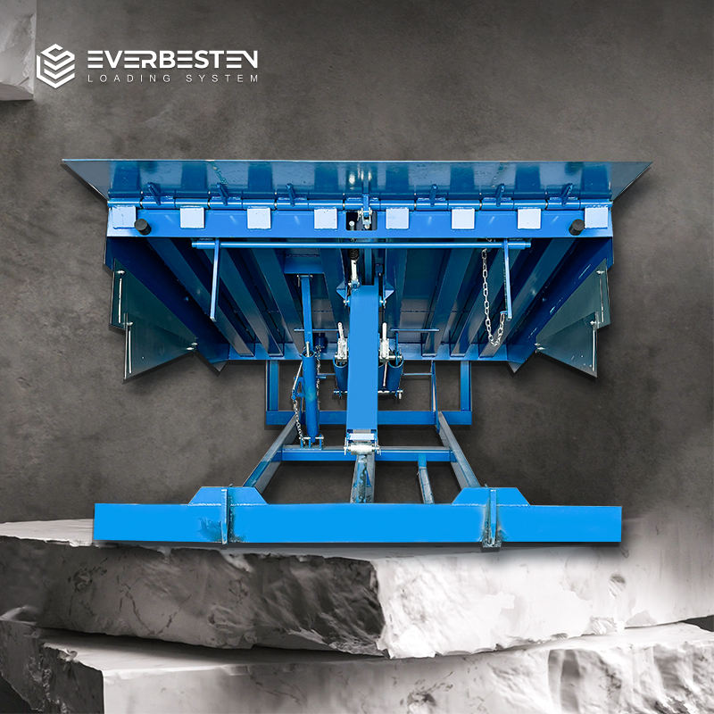 Mechanical Dock Leveler 15T Fixed Pit Heavy Duty Chain Lift with Anti ...