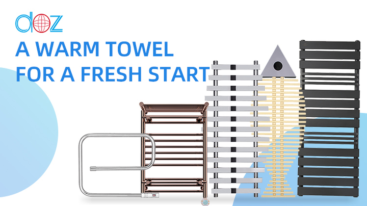 Doz. CE NF Certificated Towel radiator Electric Bathroom Radiator Wall ...