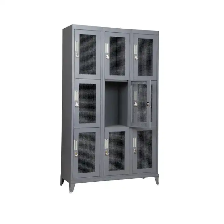 New Design Metal Wire Mesh Multi-door Locker Cabinet Multi-color ...