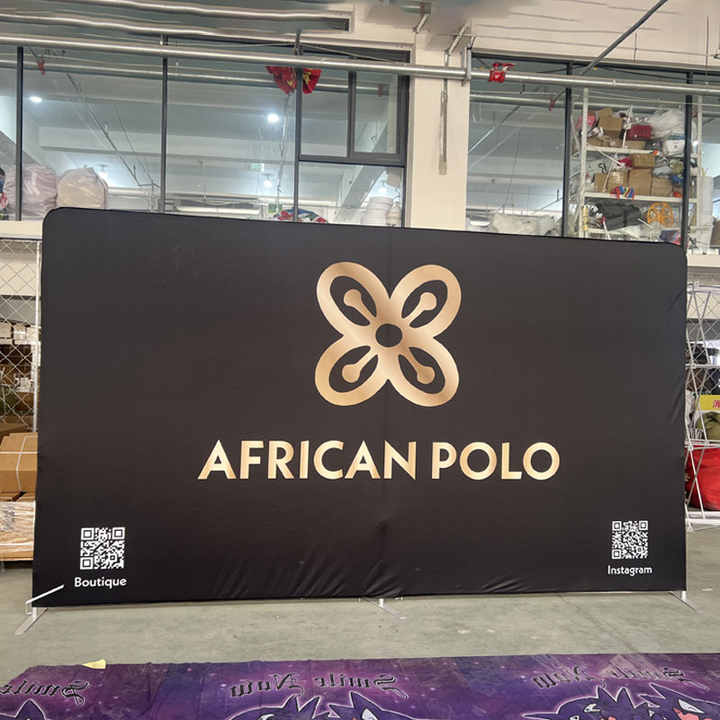 10ft Portable Fabric Trade Show Custom Pop up Backdrop