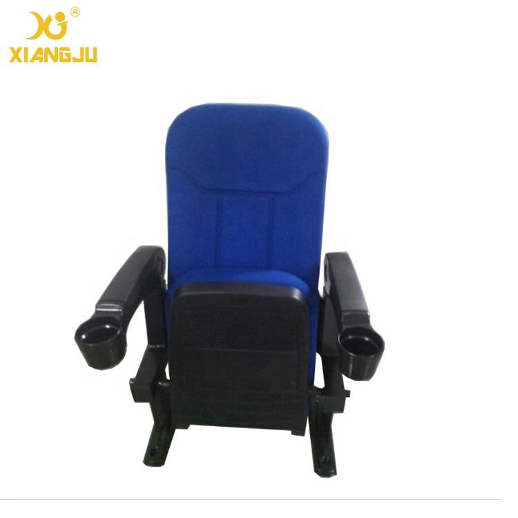 Luxury Red Fabric Folding Chairs for Cinema & Theater