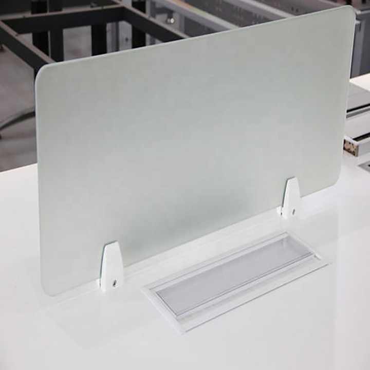 Office Cubicle Clips - Durable Stainless Steel Table Clamps