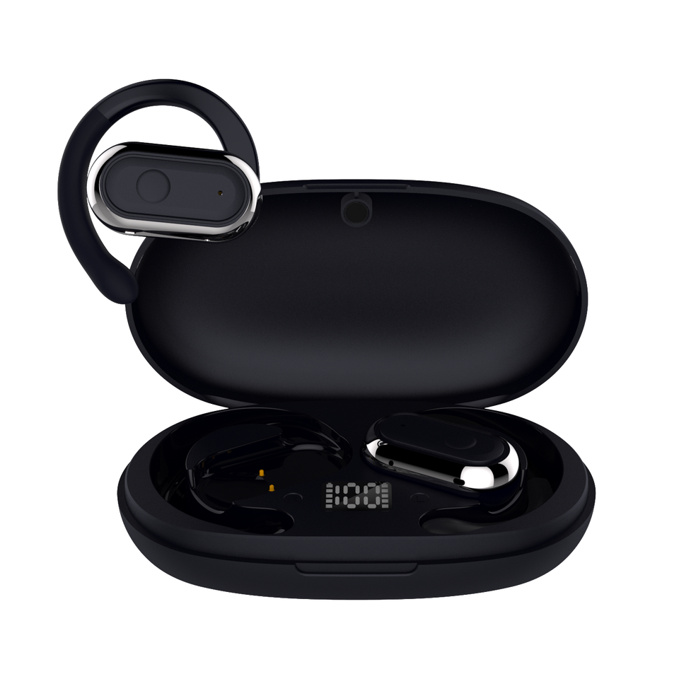 TWS Wireless Earbuds for V5.0 IPX-4 Waterproof Touch Screen Semi-in-Ear ...