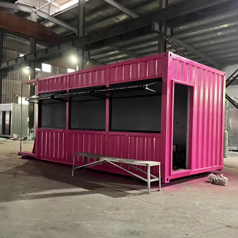 Portable movable Pop up container house design coffee shop cafe bar ...