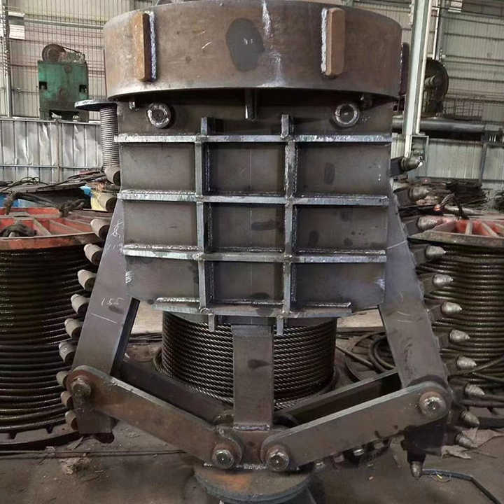 Double-cut Double-Bottom Rock Drill Bucket with Bullet Teeth