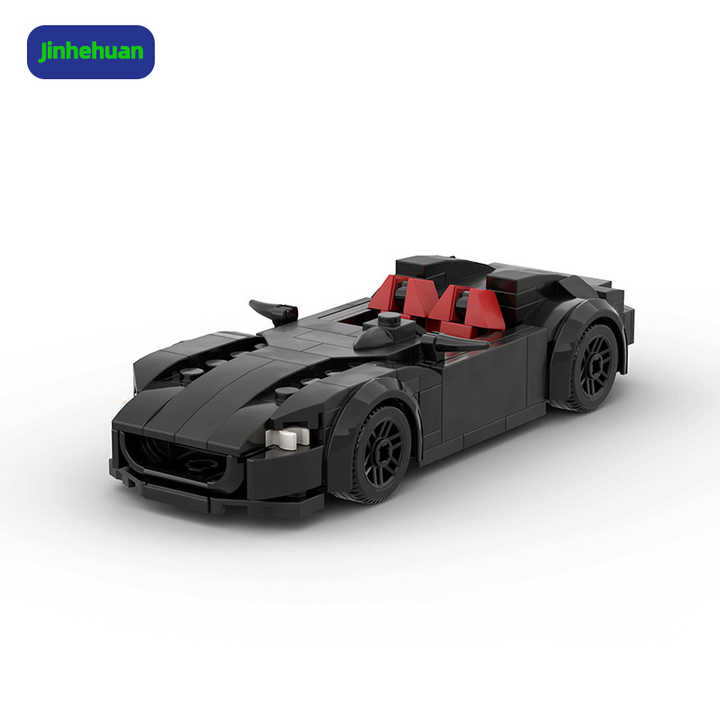 moc mini car building block sets small model plastic brick toys for ...