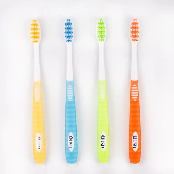 Premium Quality Adult Toothbrush with Medium Soft Nylon Bristles ...