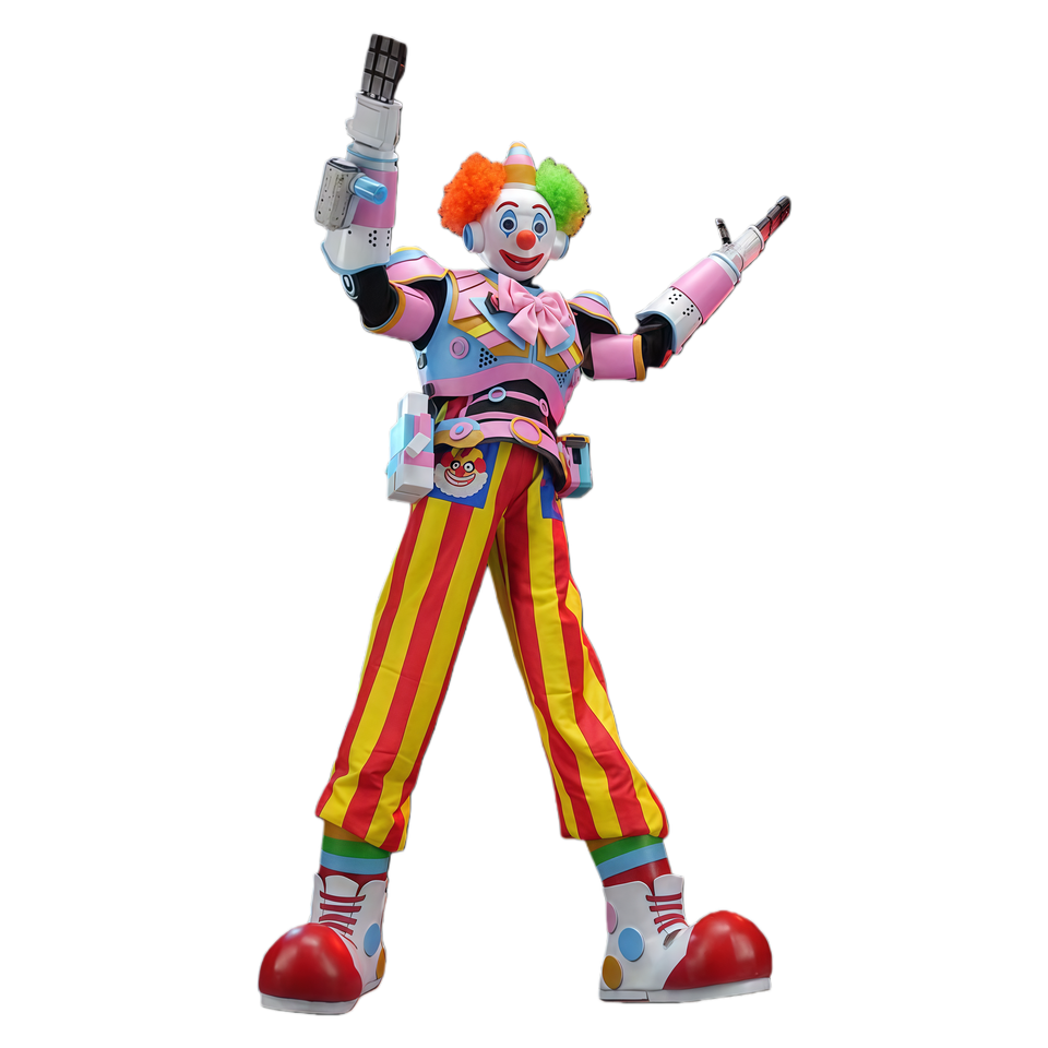Tiktok Popular Wearable Clown Stilt Mech Costume EVA Material Halloween ...