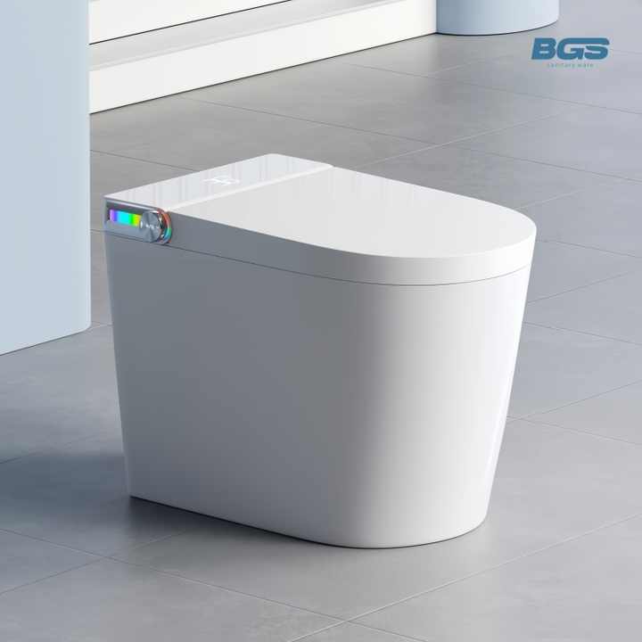 Bathroom Intelligent Toilet Automatic Sanitary Ware Fashion Modern ...