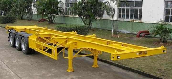 3axles 20ft 40ft Frame Shipping Chassis - Durable & Efficient