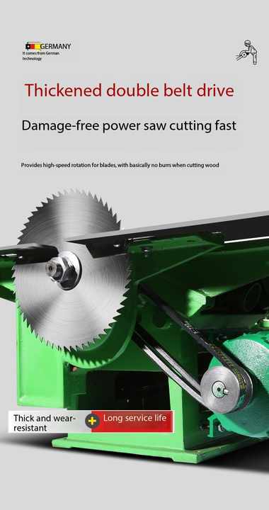 Portable Electric 3-in-1 Woodworking Bench Planer Thicknesser Multifunctional Wood Saw Planer ...