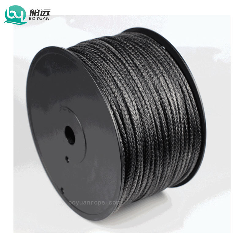 High Quality Uhmwpe Rope 1mm 2mm HMPE Stiff Single Braid Marine Rope ...