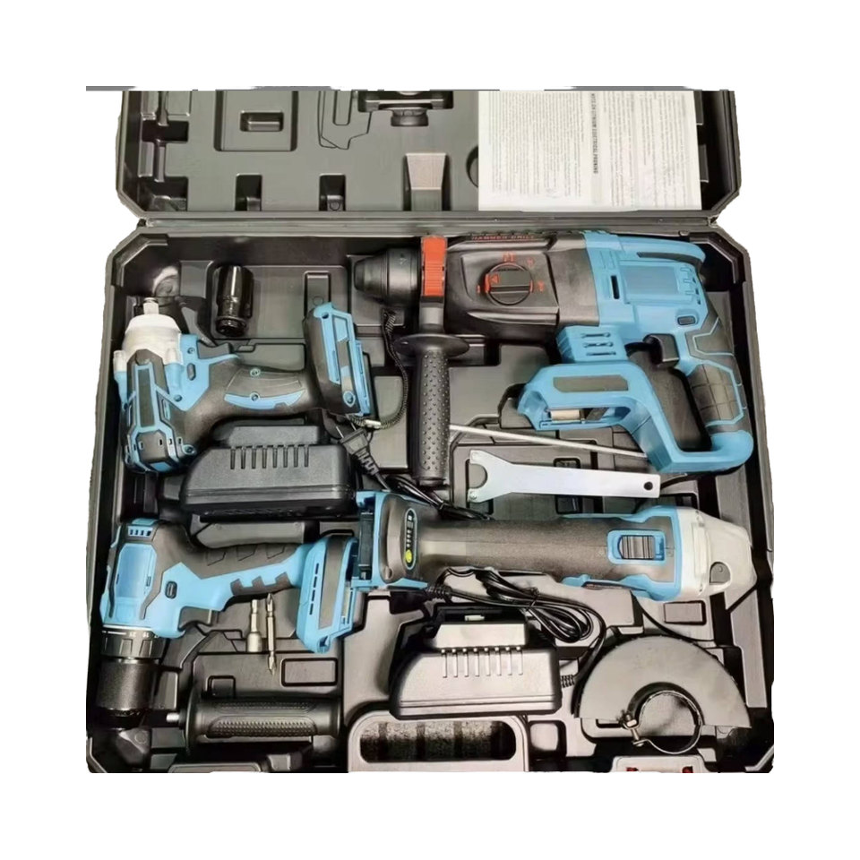 Factory 18V Cordless Brushless Lithium Battery Power Drill Set 20V ...
