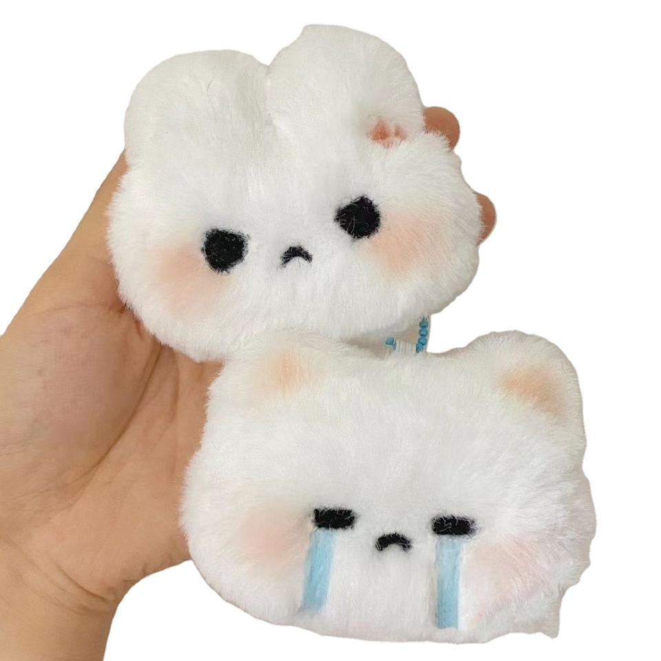 Sweetheart Rabbit Plush Toy Pendant - Super Cute Keychain