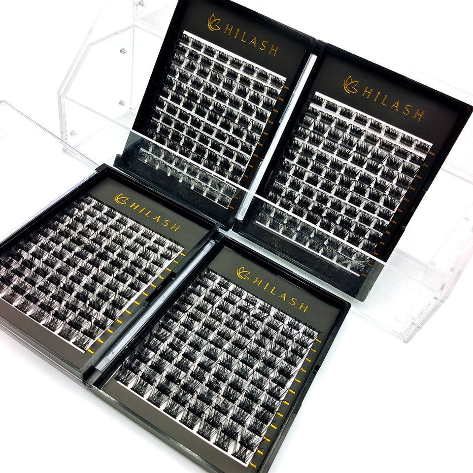 DIY Handmade CC for Eyelash Extensions False Pre-Cut Segment Strip ...