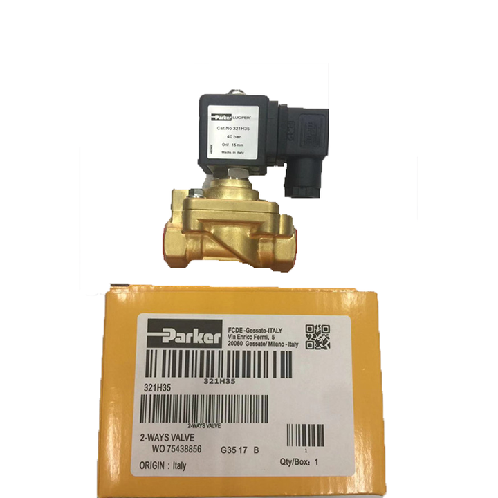 Parker 321H35 321H36 High-Pressure 40bar Solenoid Valve Hydraulic Ball Valve Angle for Water ...