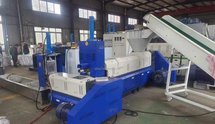 200KG/h Output Capacity Water Cooling Wet PE Plastic Bag Pelletizer ...