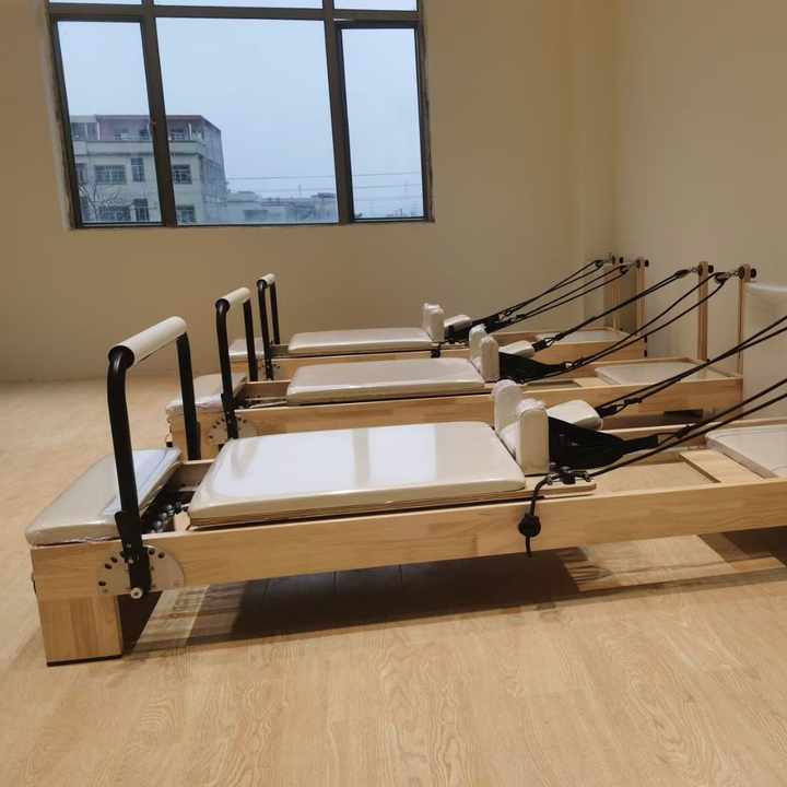 High Quality Oak Wood Pilates Reformer Exercise Equipment with Health ...