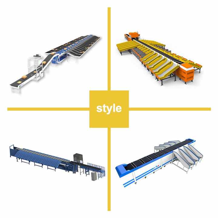 Factory Conveyor Box Diverter Divert Arm System Sorter Sortation Automated Machine Postal Parcel ...