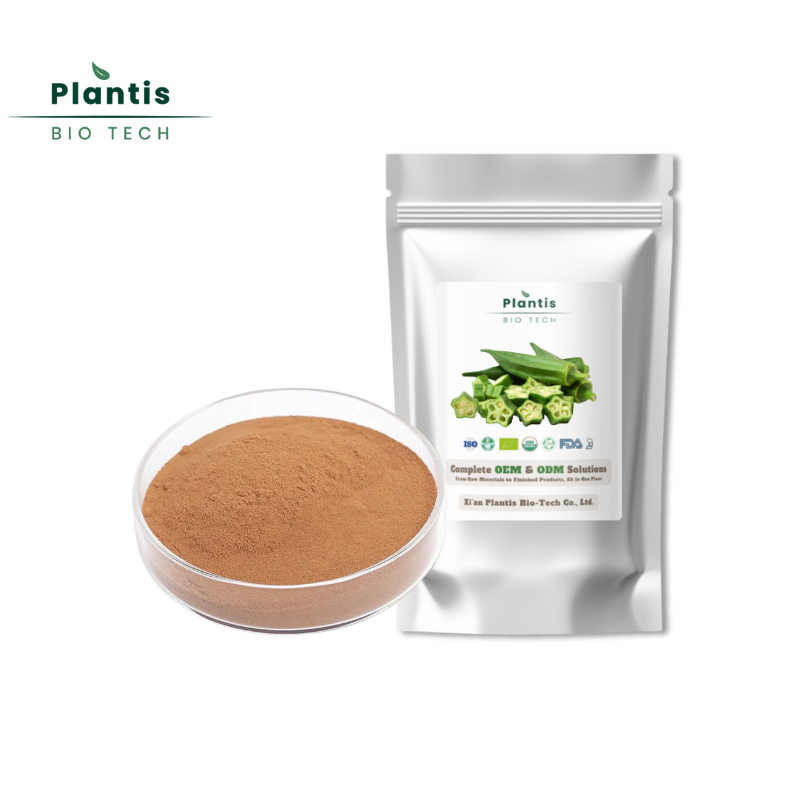 Food Grade Natural Okra Seed Extract Powder 10:1 Solvent Extracted for ...