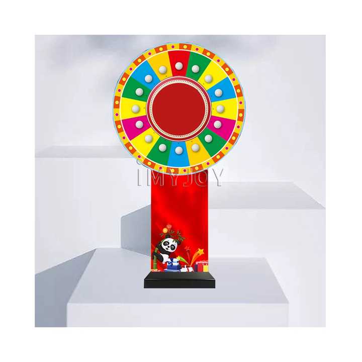 LED Lottery Fortune Spinner Wheel - Raffle Game Drum for Indoor ...