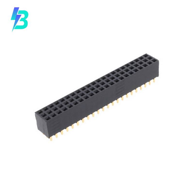 전자 부품 공급업체 SSW-122-01-G-T SSW 리셉터클 커넥터 66 포지션 2.54mm 스루홀 SSW12201GT 골드 ...