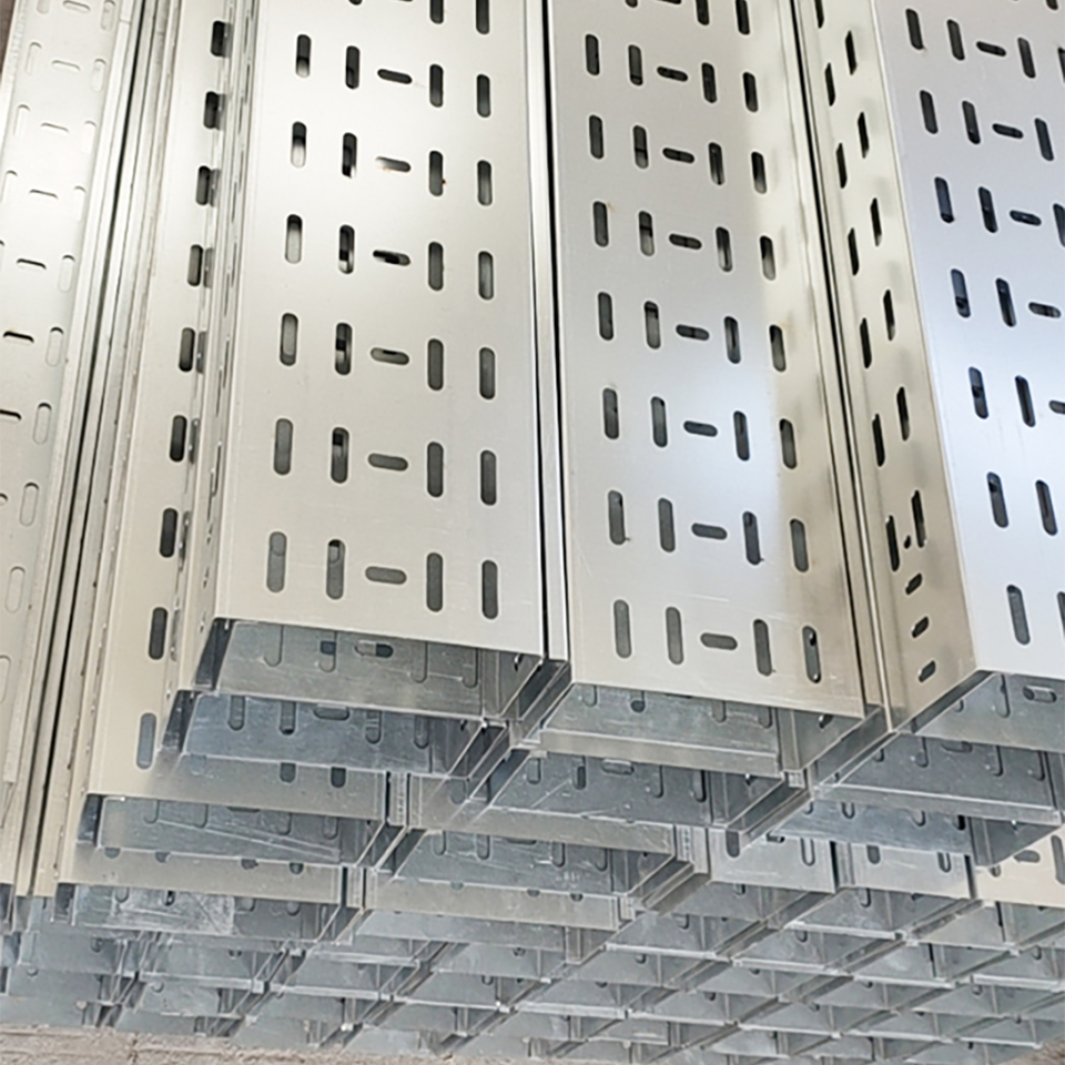 Qinkai Galvanized Steel 300mm Perforated Ladder Cable Tray 0.65-1.5mm ...