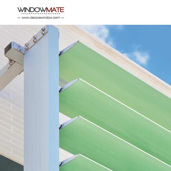 Adjustable Aluminum Louvers - Durable Outdoor Motor Control