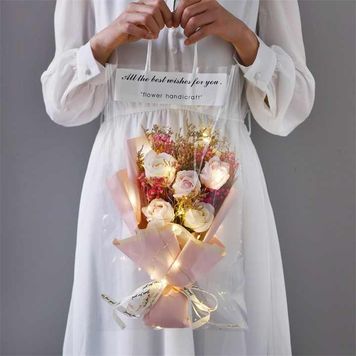 Handmade LED Flower Bouquet - Perfect for Christmas & Valentine's